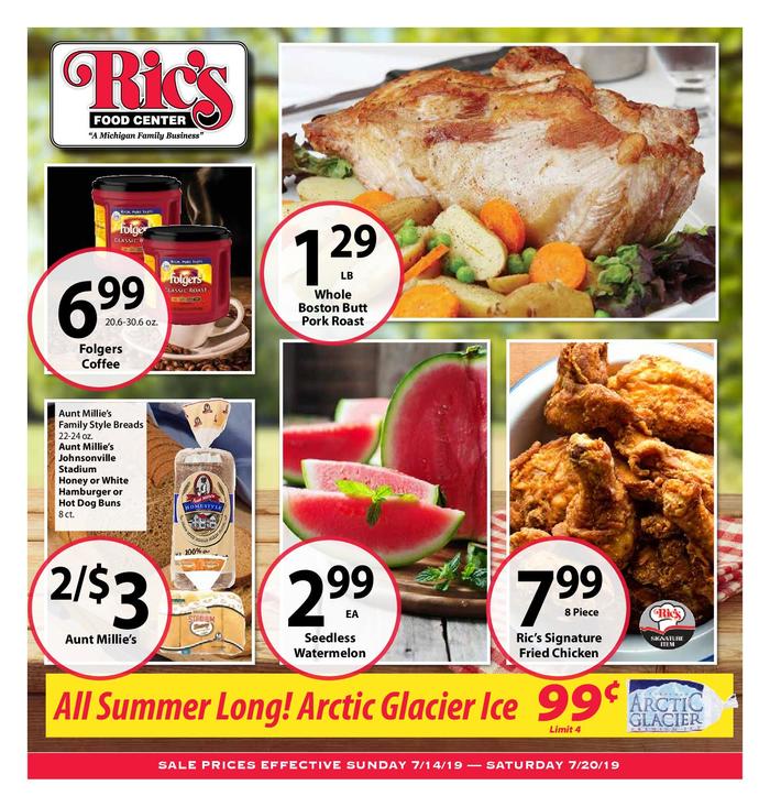 Ric's Food Center - Mount Pleasant | Ad Specials