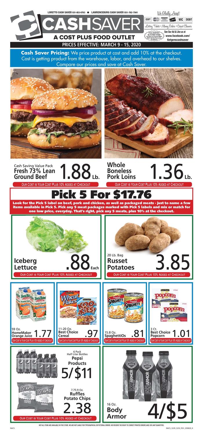 Tietgen's Loretto Cash Saver | Ad Specials