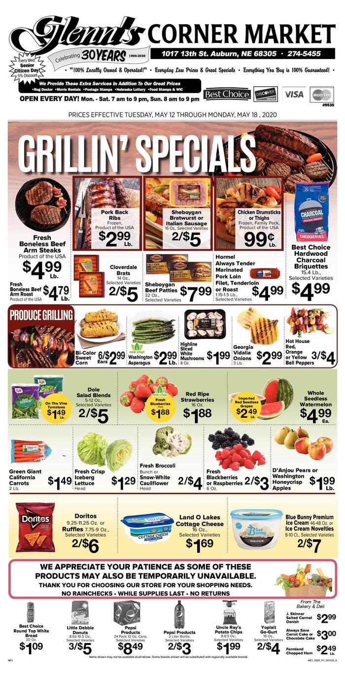 Glenn's Corner Market | Ad Specials