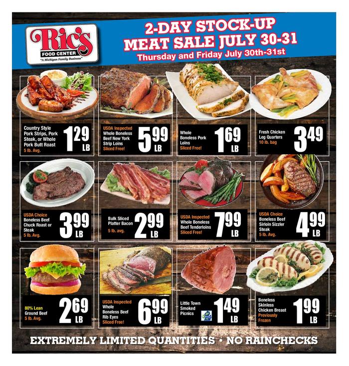 Ric's Food Center - Mount Pleasant | Ad Specials