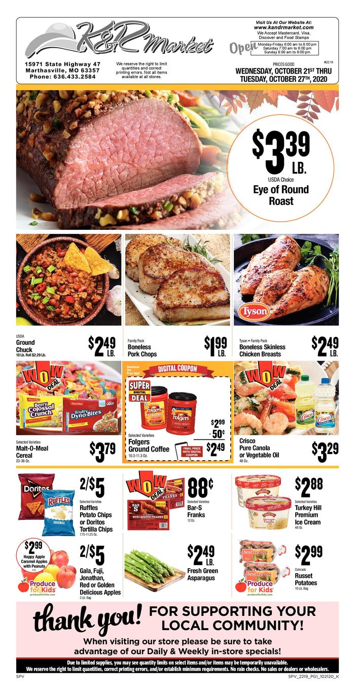 K & R Market, LLC | Ad Specials