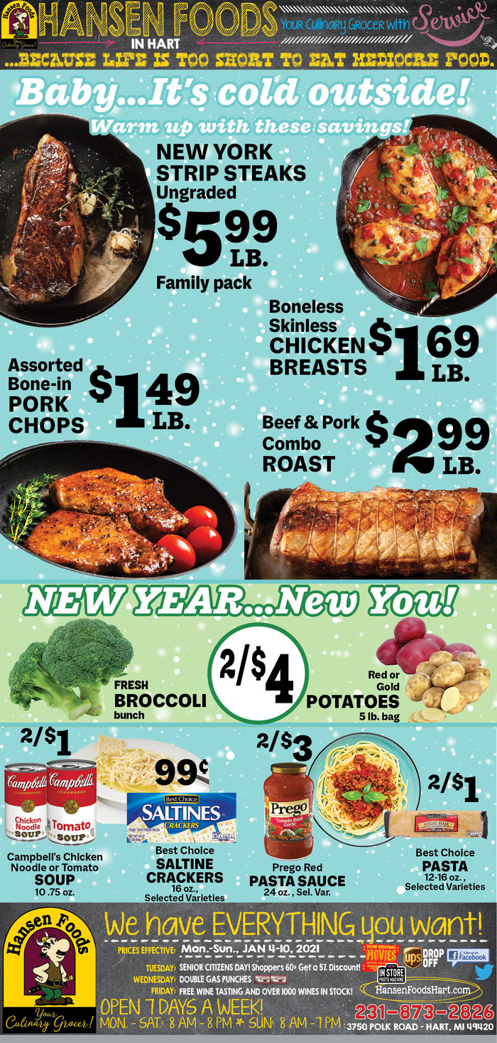 Hansen Foods | Ad Specials