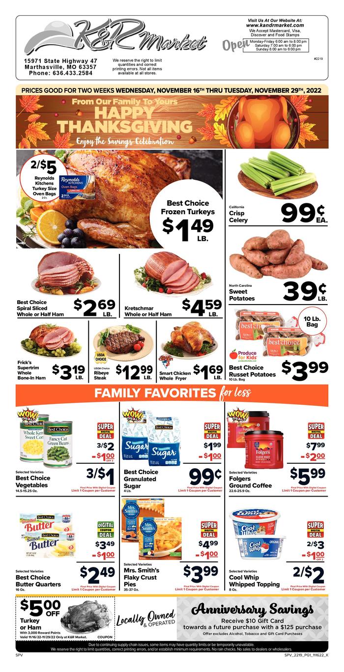 K & R Market, LLC | Ad Specials
