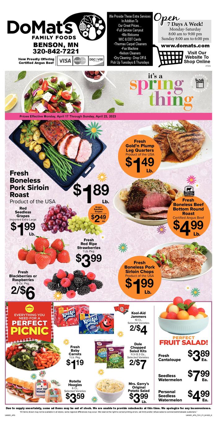 DoMat's Family Foods | Ad Specials