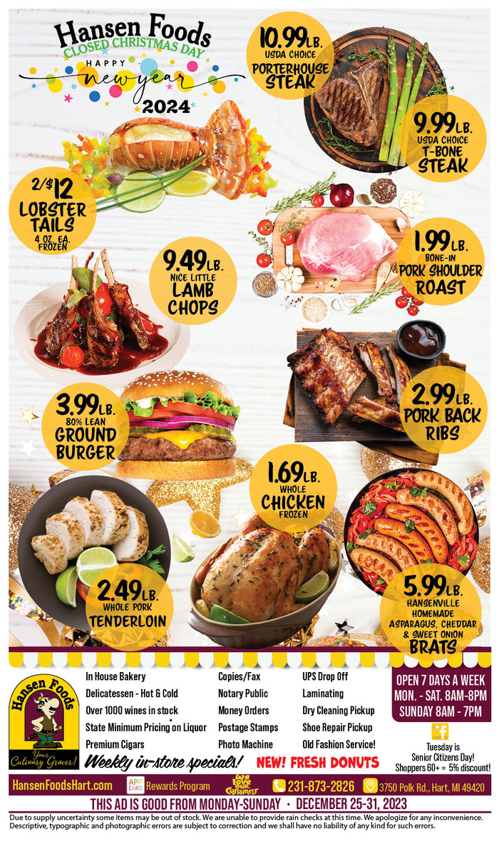 Hansen Foods | Ad Specials