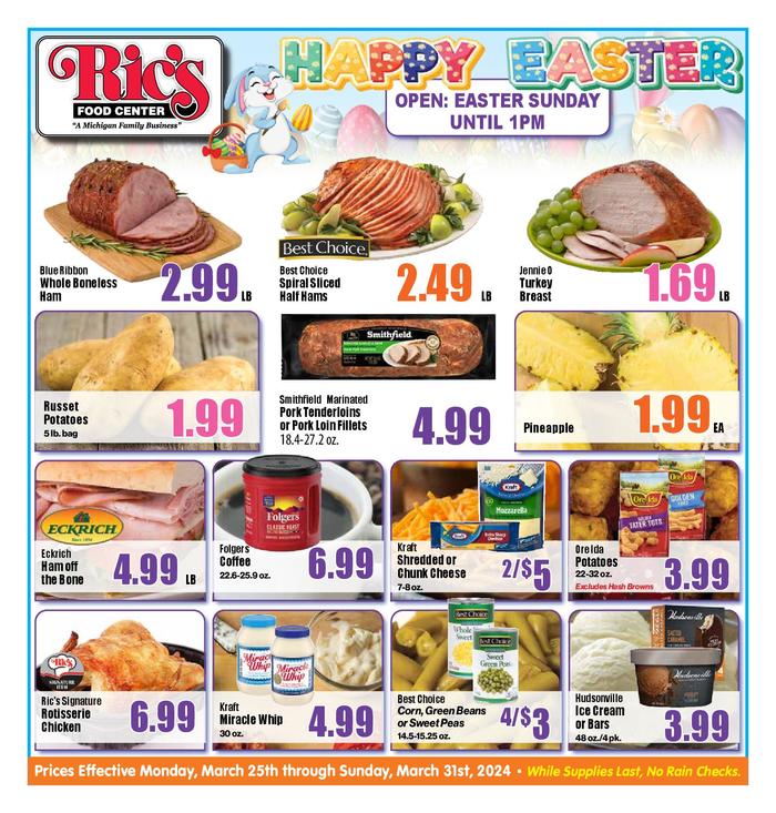 Ric's Food Center - Ithaca | Ad Specials