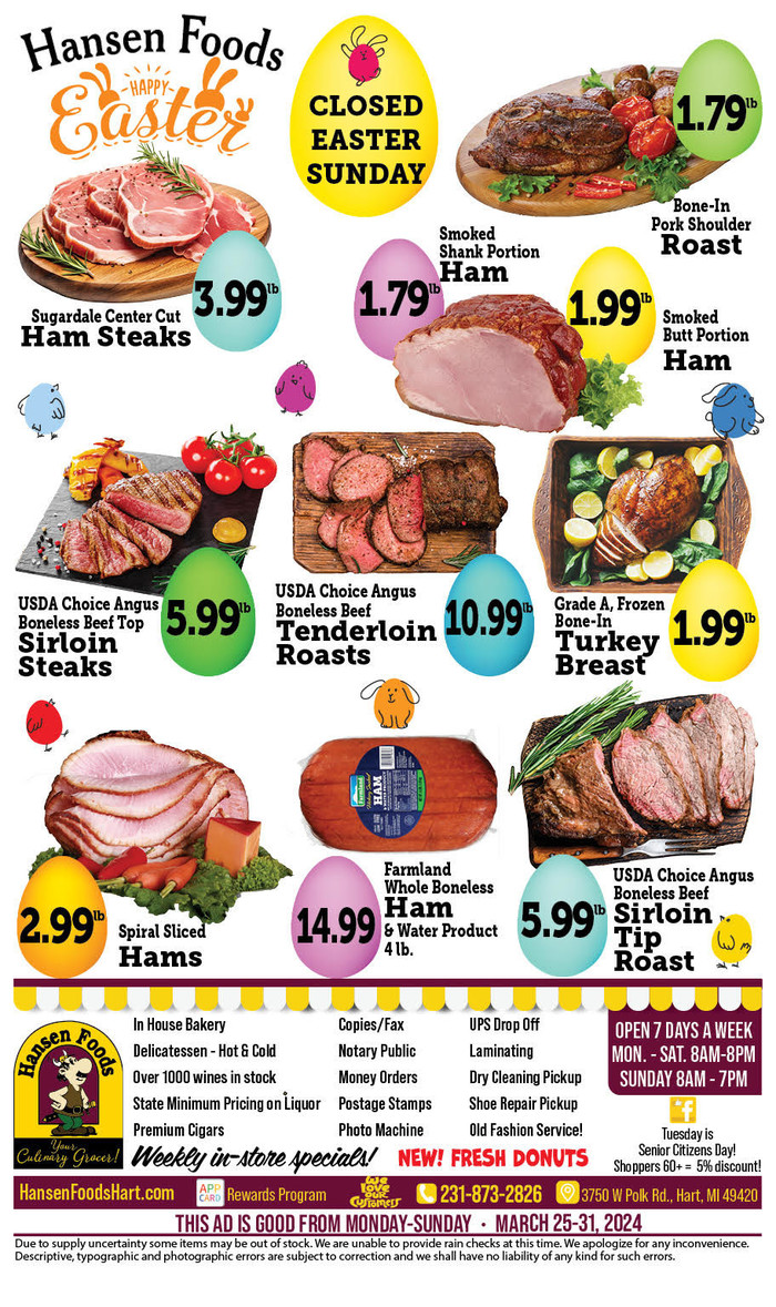 Hansen Foods | Ad Specials