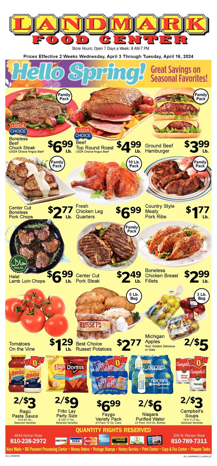 Landmark Food Center | Ad Specials