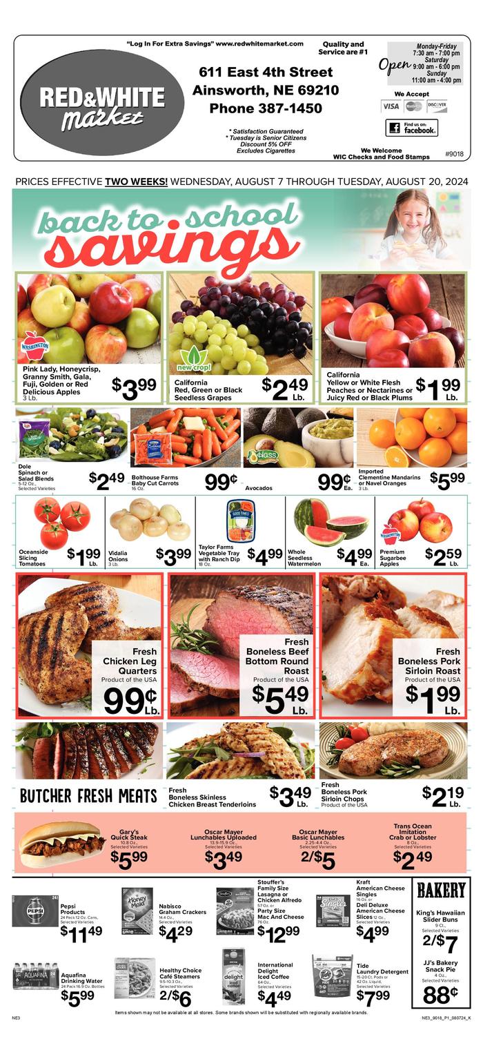 Red & White Market | Ad Specials