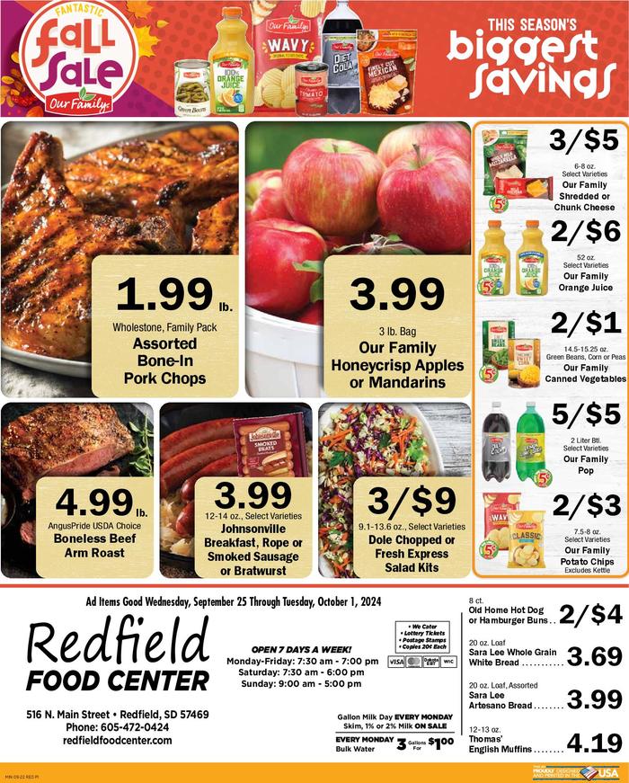 Redfield Food Center | Ad Specials