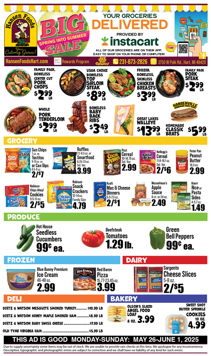 Hansen Foods | Ad Specials