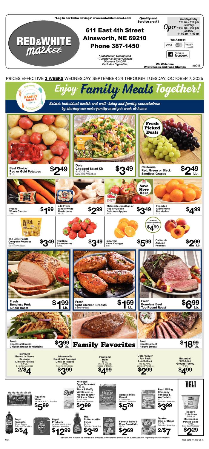 Red & White Market | Ad Specials